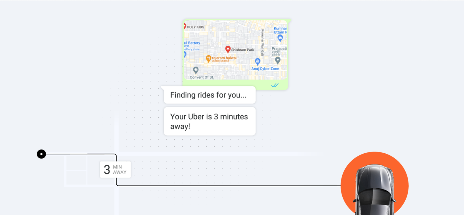 Uber launches Infobip AI chatbot on WhatsApp for Delhi riders - Cloud ...